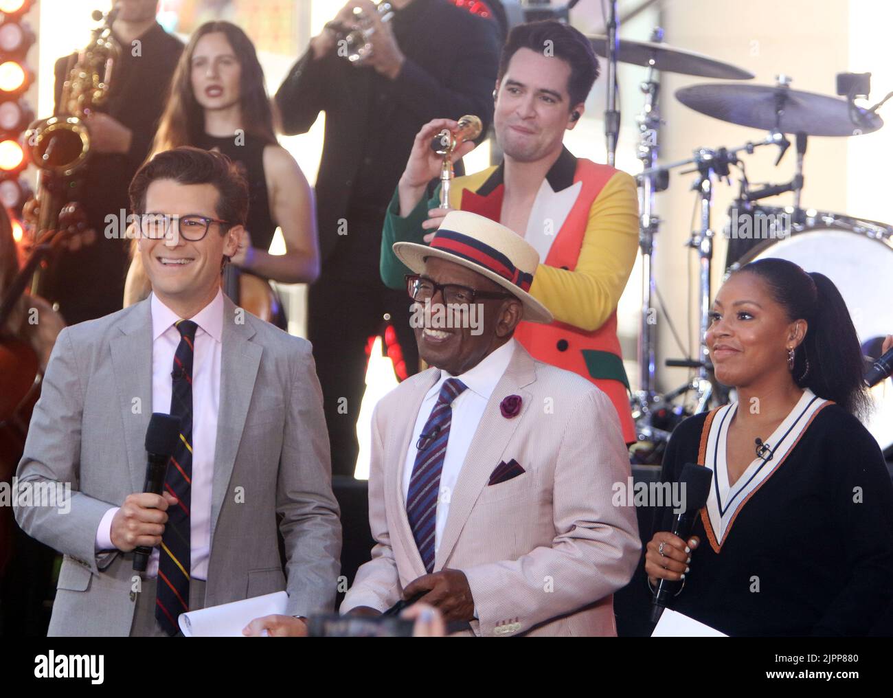 Panic! At The Disco Performing On The Today Show Citi Summer Concert ...