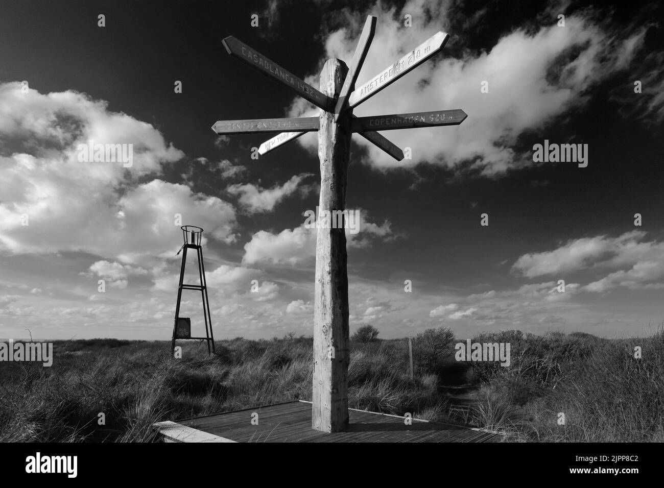 Spurn point lighthouse view Black and White Stock Photos & Images - Alamy