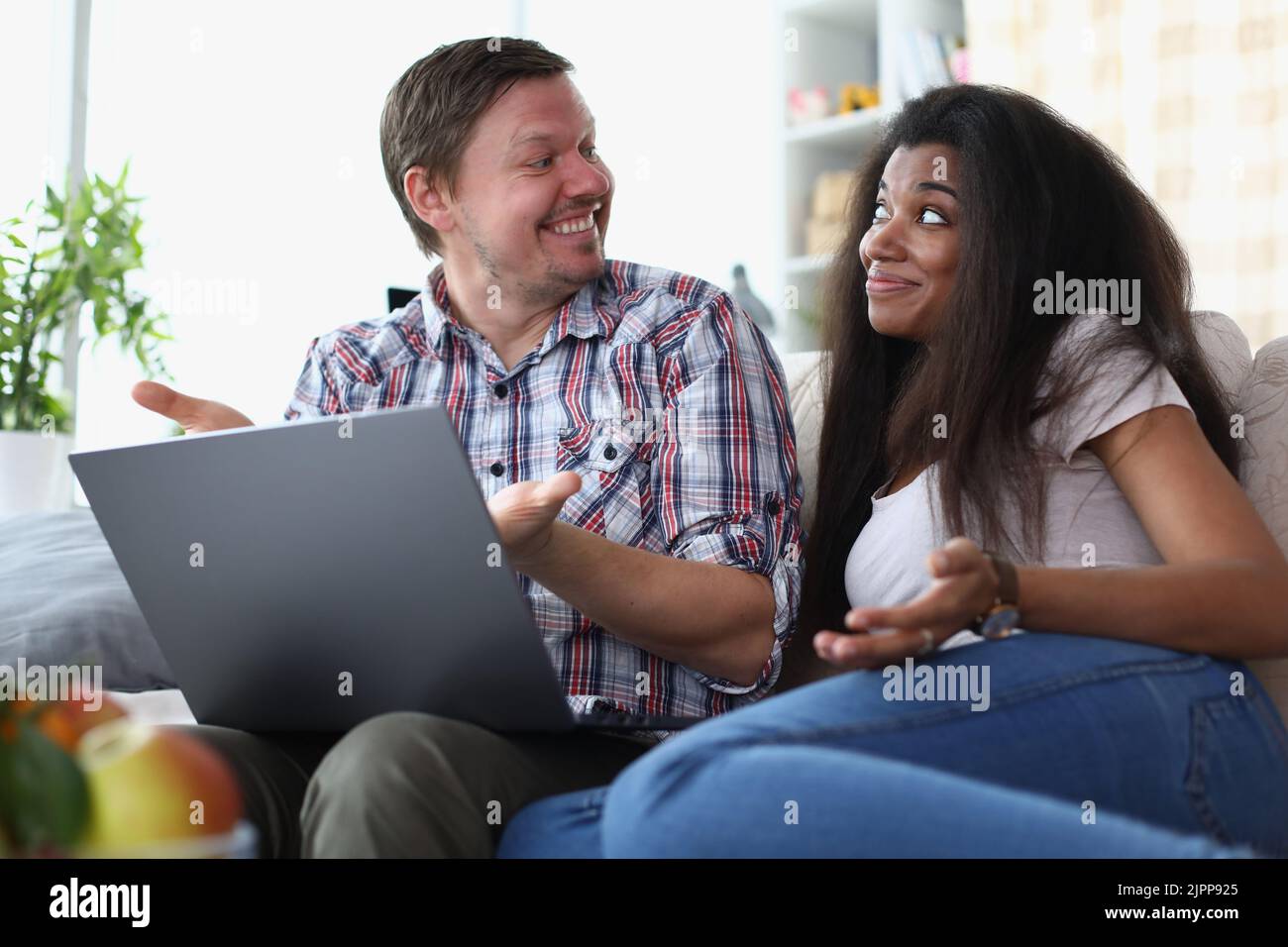 Interethnic family hi-res stock photography and images - Alamy