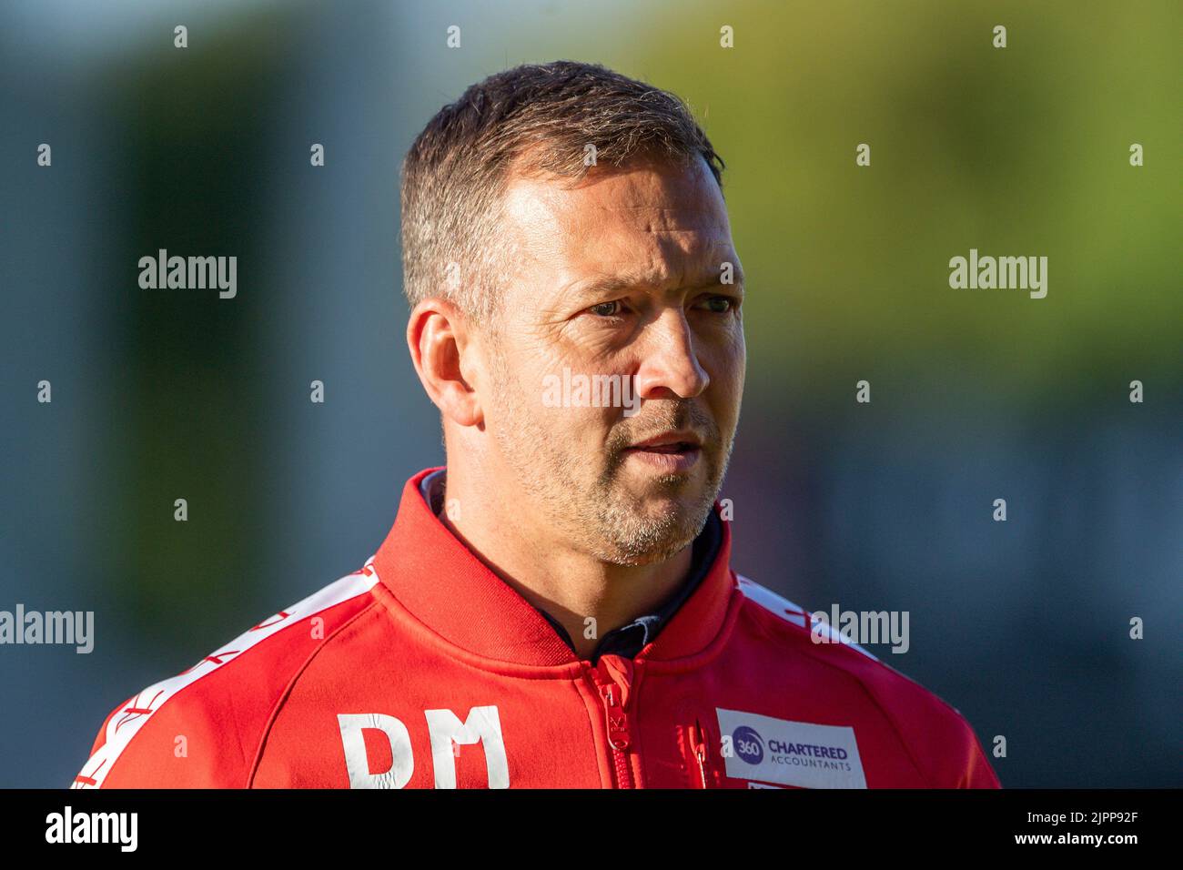 Danny McGuire Interim Head Coach of Hull KR arrives at The Totally Wicked Stadium, Home of St ...