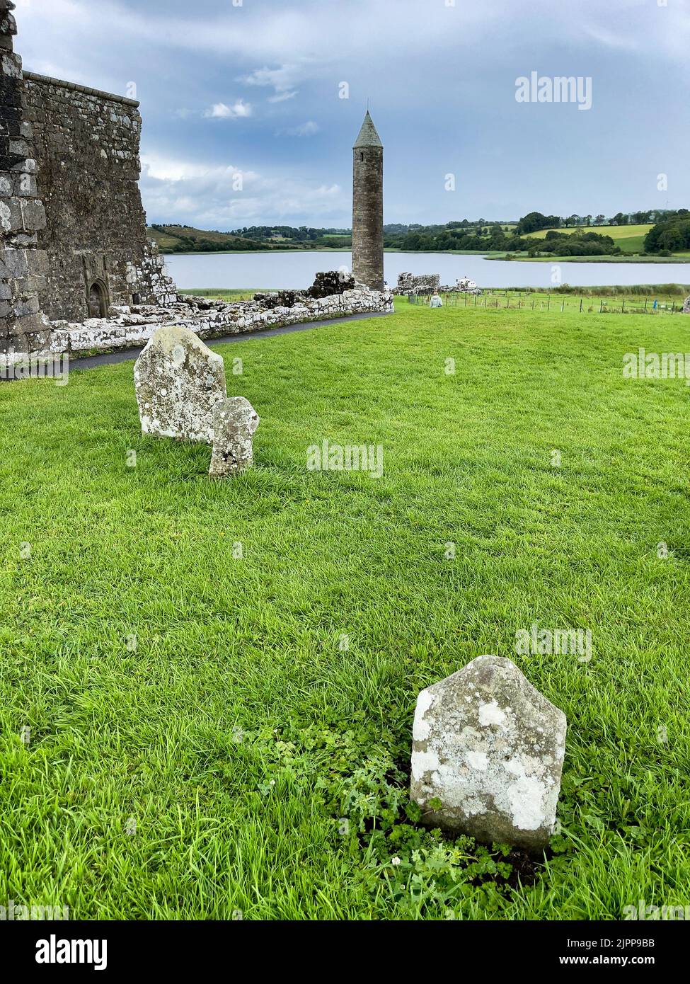 Devenish island tower hi-res stock photography and images - Alamy
