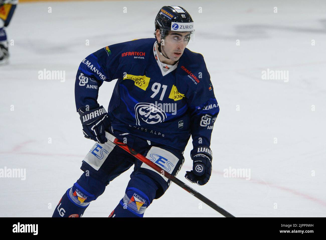 19.08.2022, Sursee, EH Sursee, HC Ambri-Piotta - EV Zug, #91 Lionel ...