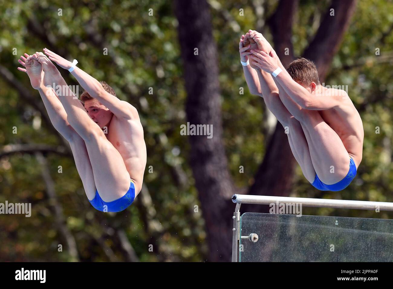 Rome, . 19th Aug, 2022. Kirill Boliukh, Oleksii Sereda during European ...