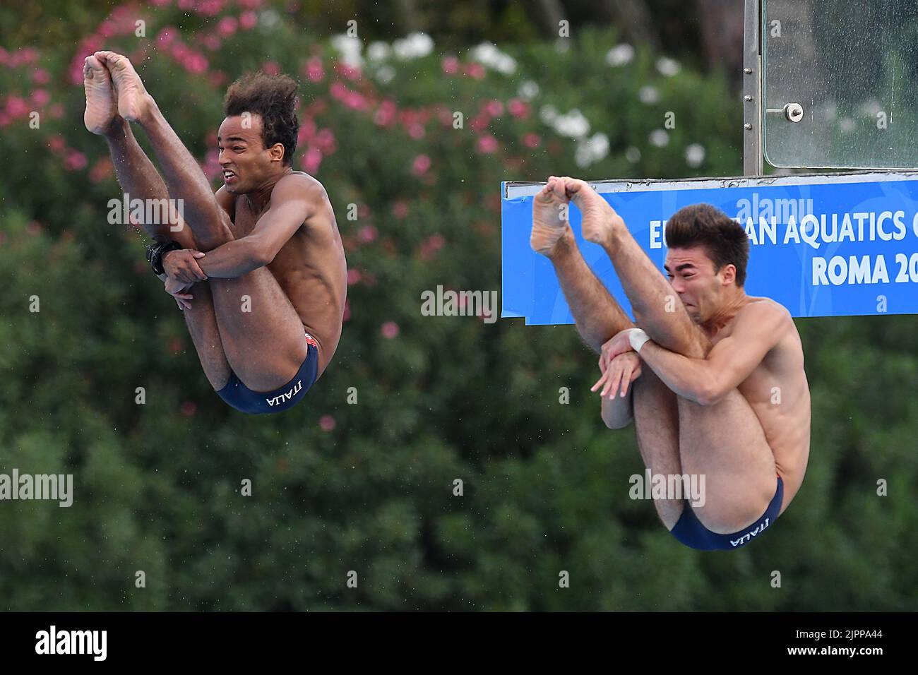 Rome, . 19th Aug, 2022. Andreas Sargent Larsen, Eduard Gugiu Timbretti ...