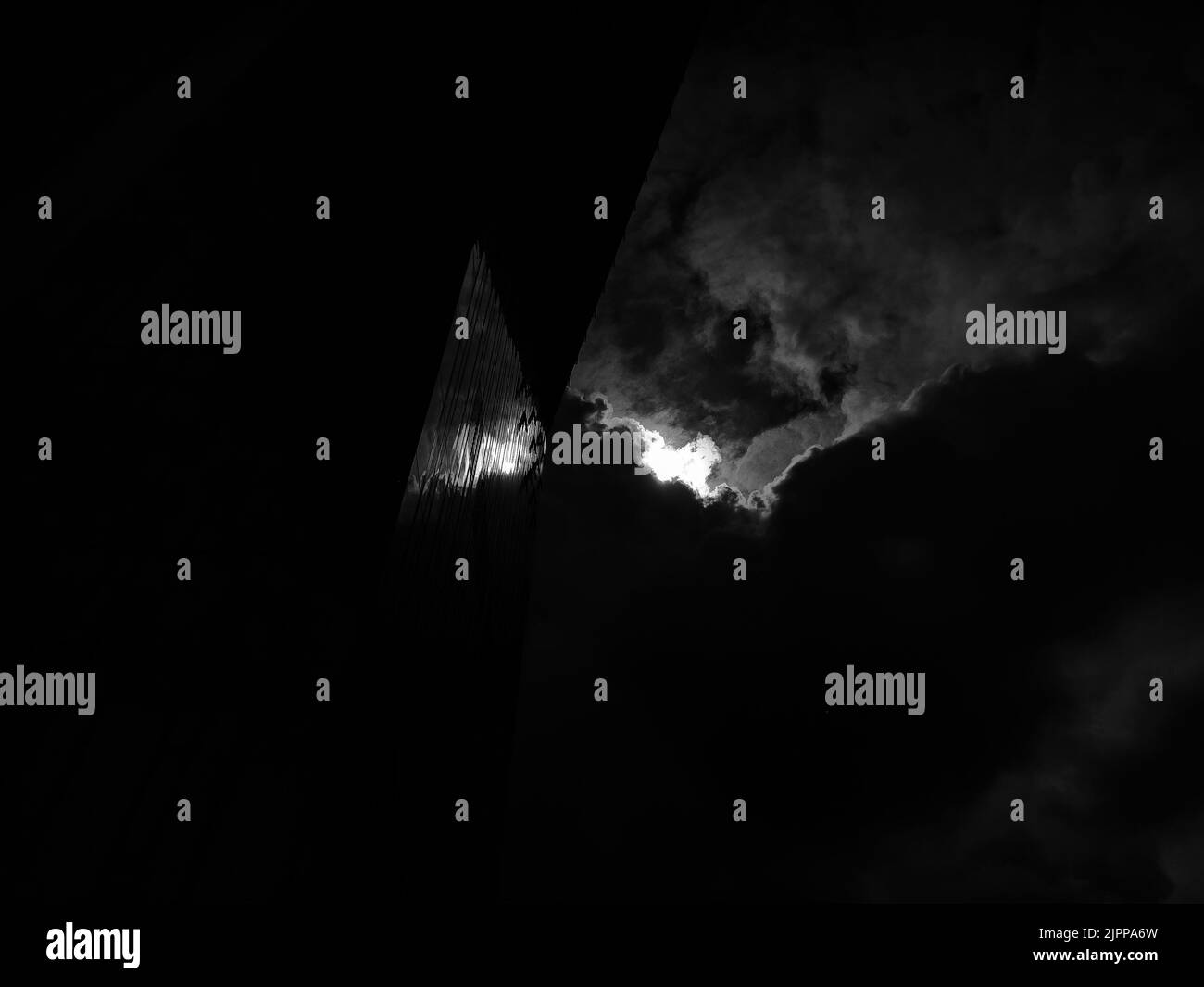 Grayscale dark light landscape hi-res stock photography and images - Alamy