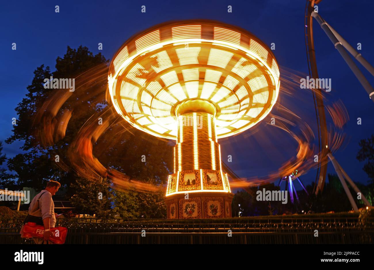 Liseberg amusement park in the city of Gothenburg, Sweden, during ...