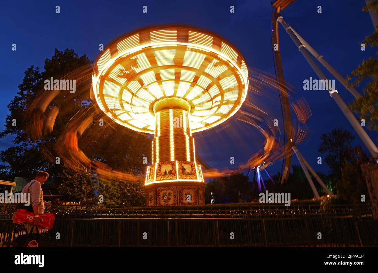 Liseberg amusement park in the city of Gothenburg, Sweden, during ...