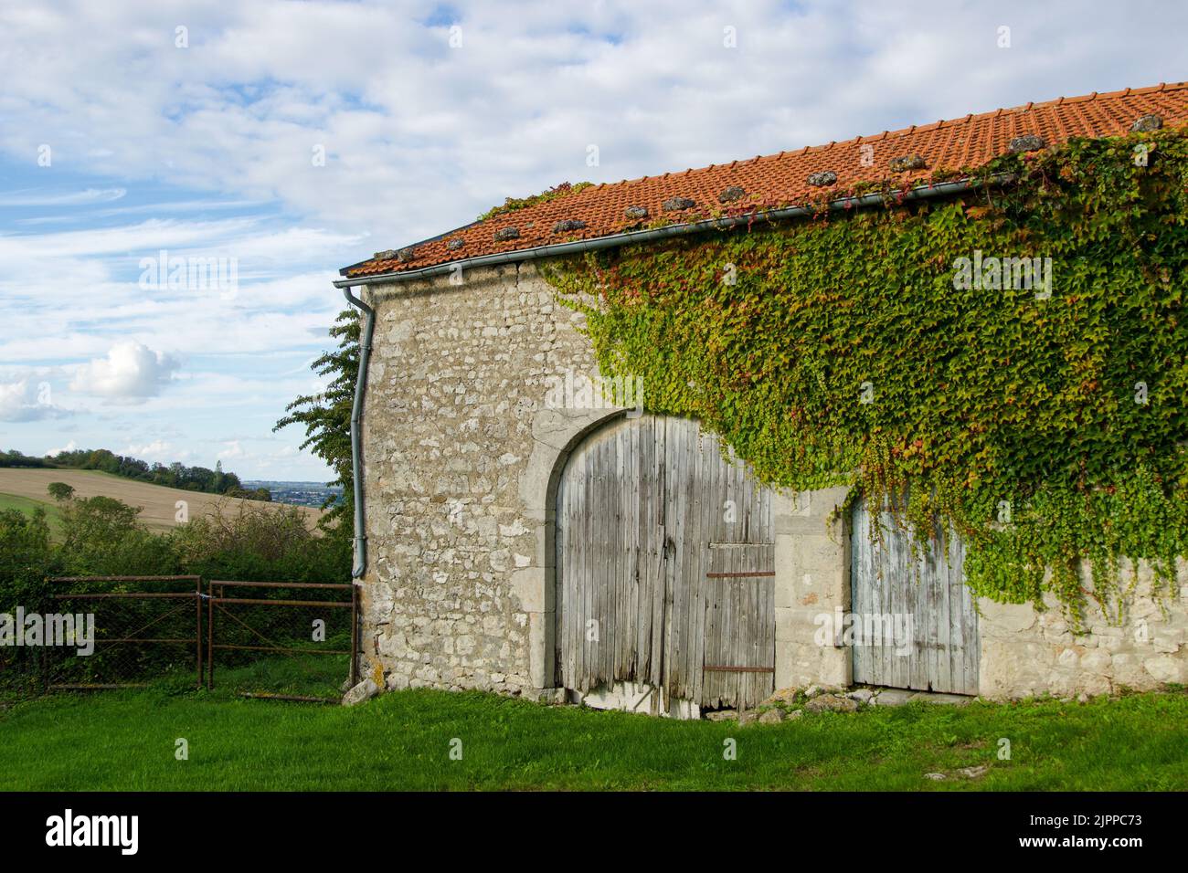 Overgrown barn roof hi-res stock photography and images - Alamy