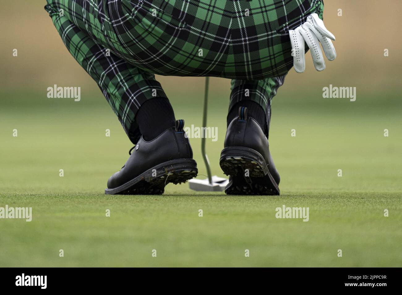 Ian Poulter of Britain competes during the D+D Real Czech Masters golf ...