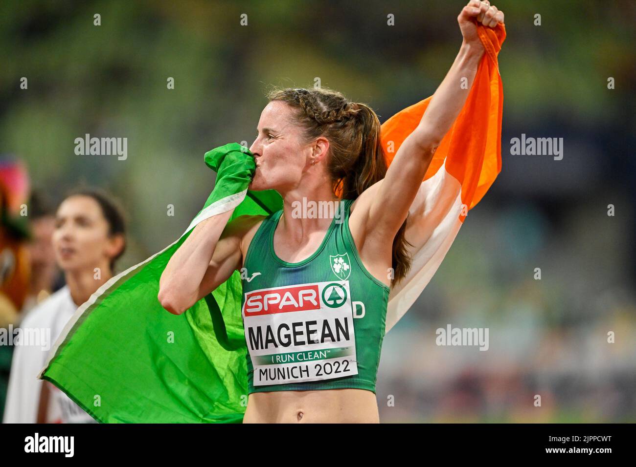 MUNCHEN, GERMANY - AUGUST 19: Ciara Mageean of Ireland after competing ...