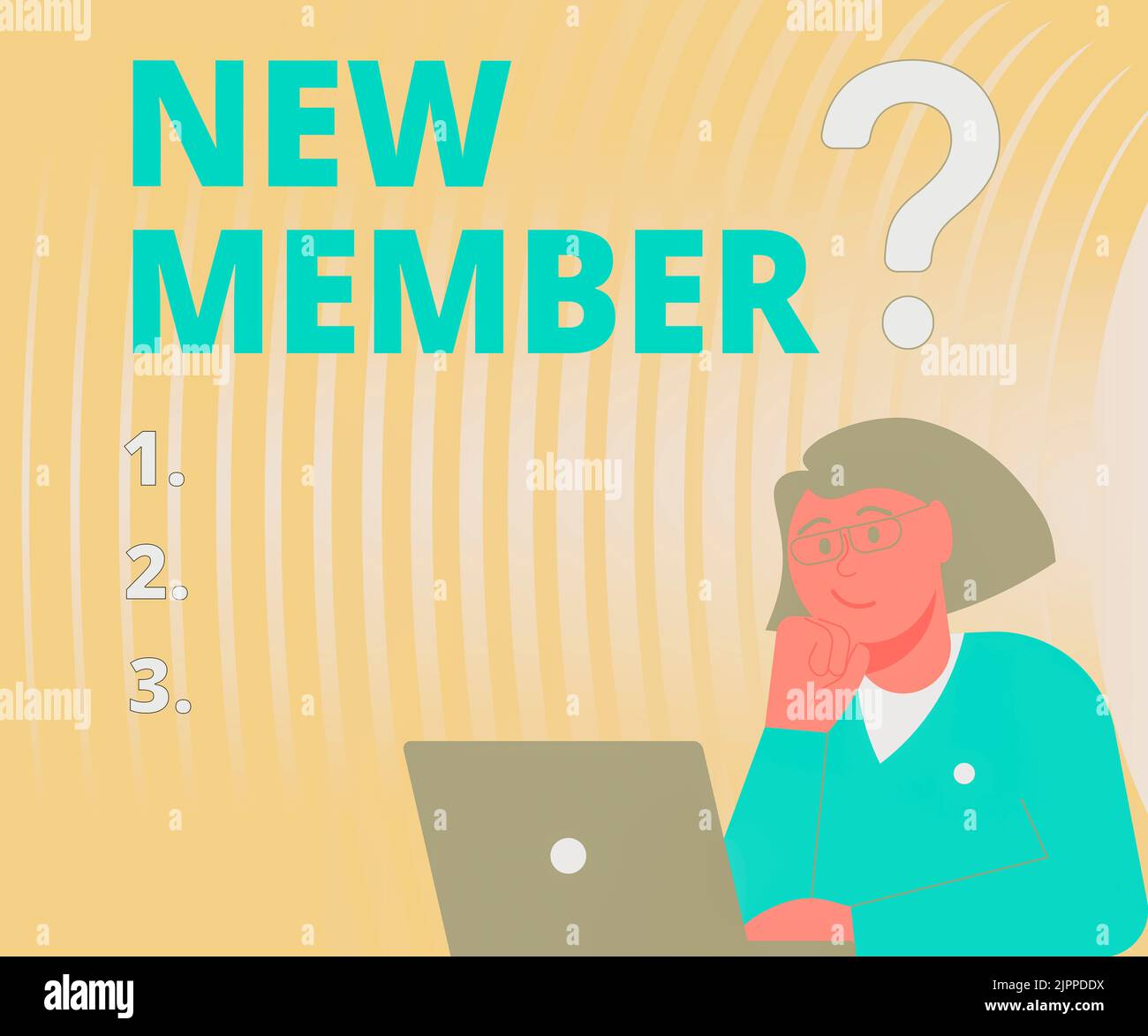 Hand writing sign New Member, Internet Concept recruiting employee to ...