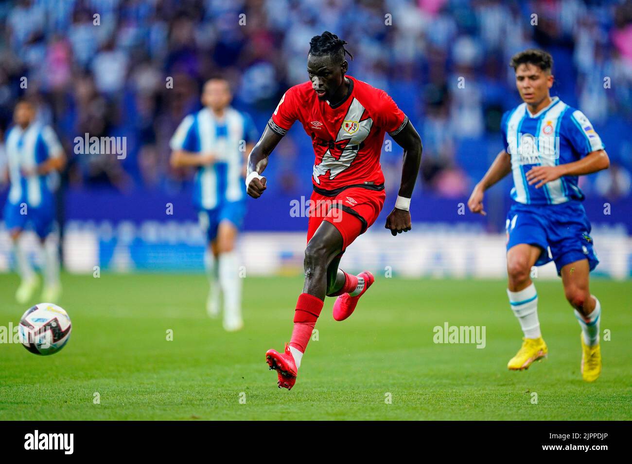 Pathe Ciss of Rayo Vallecano during the La Liga match between RCD ...