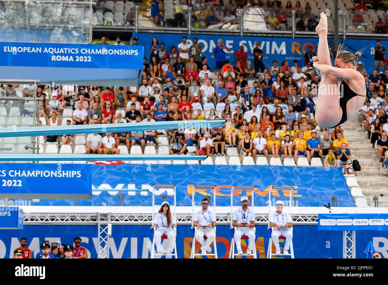 Roma, Italy. 19th Aug, 2022. HALLASELKA Lauren FIN FINLAND3m ...