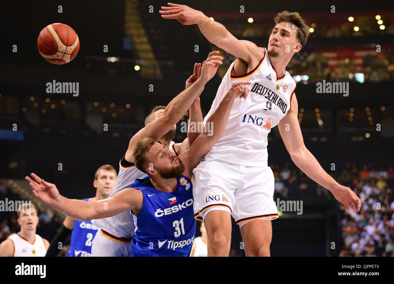 Hamburg, Germany. 19th Aug, 2022. Basketball; Supercup, Germany - Czech ...