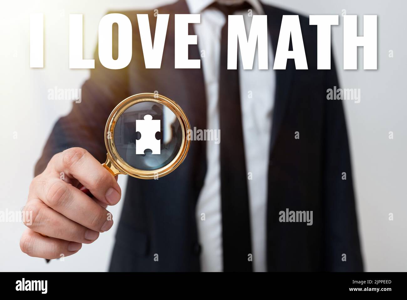 Inspiration showing sign I Love Math, Business concept To like a lot ...