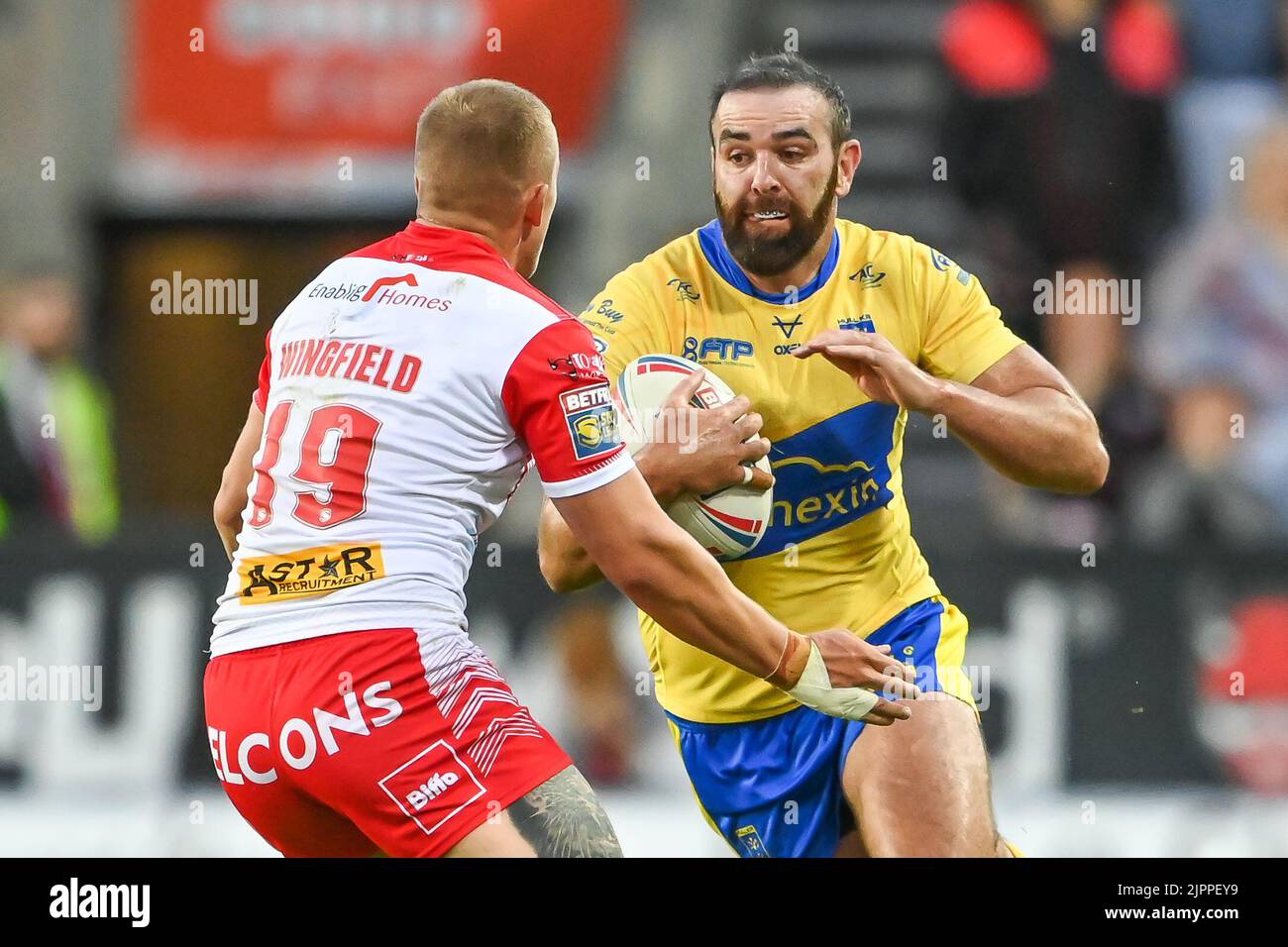 Kane Linnett #12 of Hull KR in action Stock Photo - Alamy