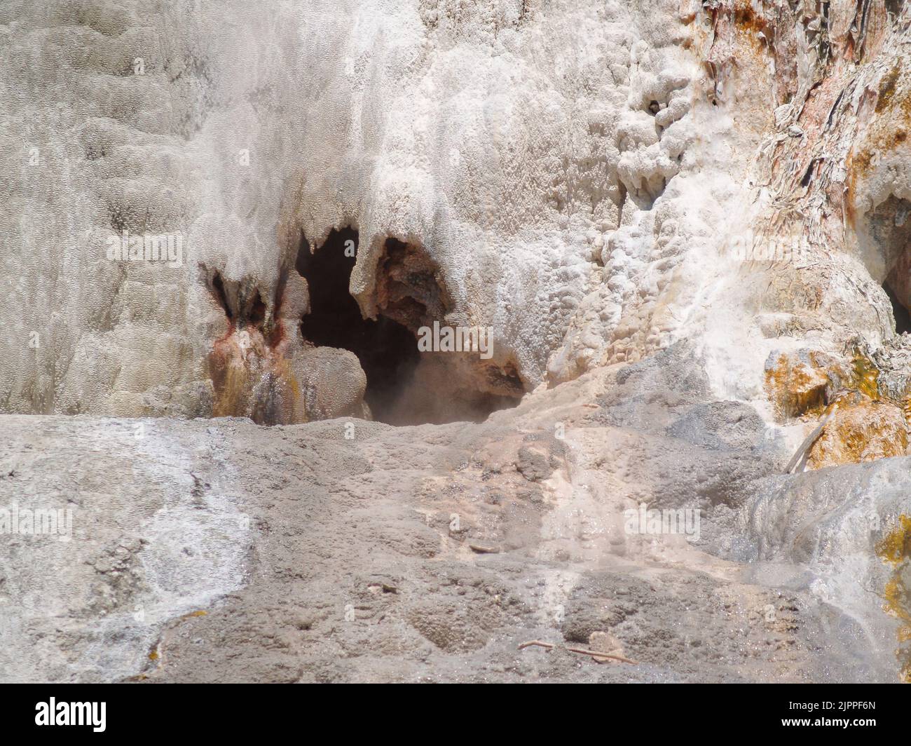 Thermal activity in Orakei Korako on volcanic plateau area New Zealand ...
