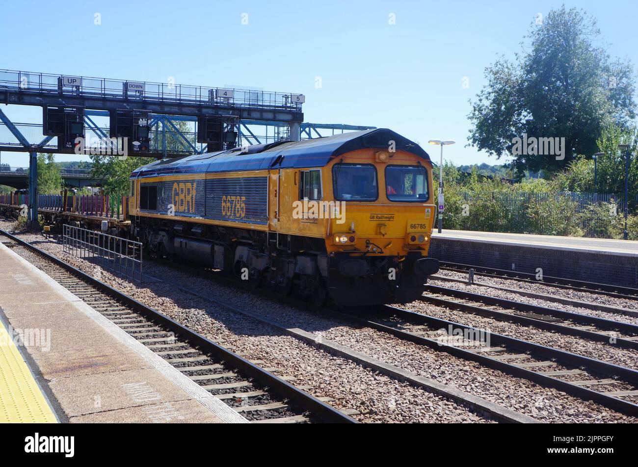 GBRf 66785, Lincoln Station Stock Photo - Alamy