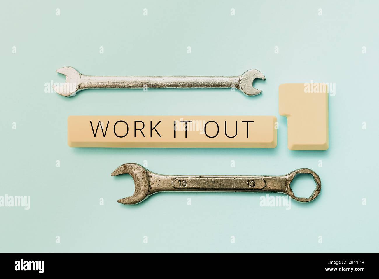 Conceptual caption Work It Out, Word for Planning something in detail ...