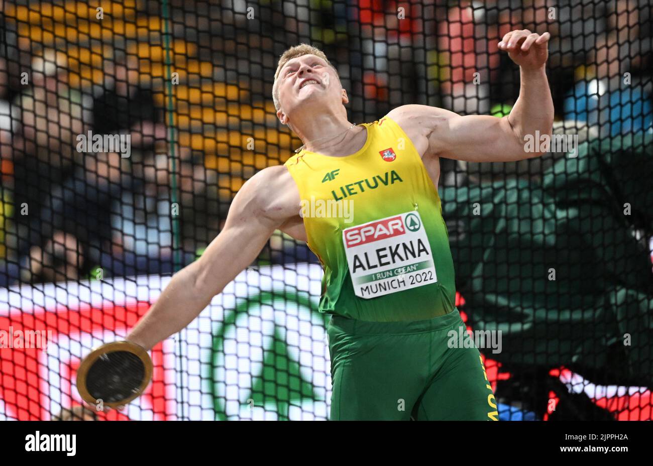 Munich, Germany. 19th Aug, 2022. Athletics: European Championships, Olympic Stadium, Discus ...