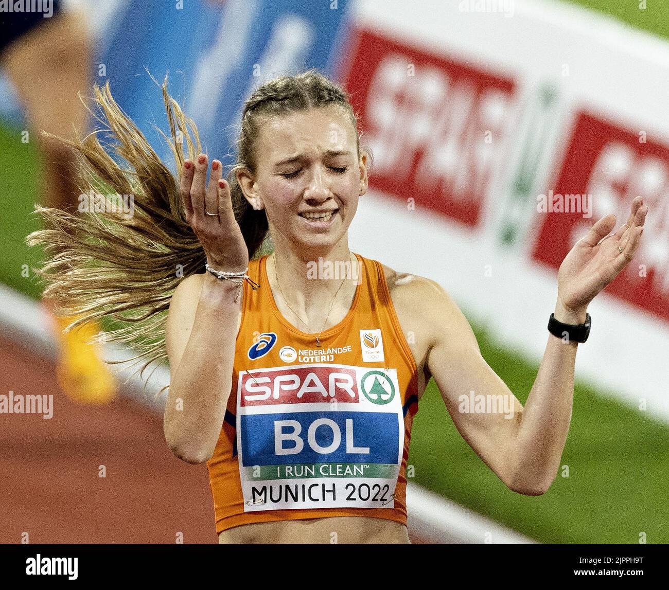 Munich, Germany. 19th Aug 2022. MUNICH - Femke Bol in action during the ...
