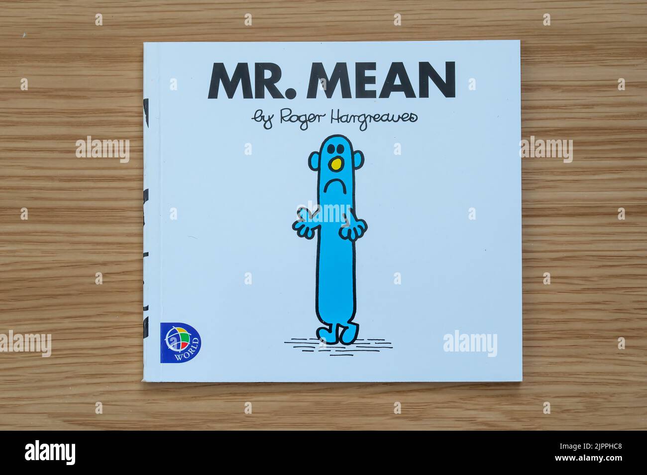 CHESTER, UNITED KINGDOM - JULY 31ST 2022: Mr Mean, front cover of Mr Men series of books Stock ...