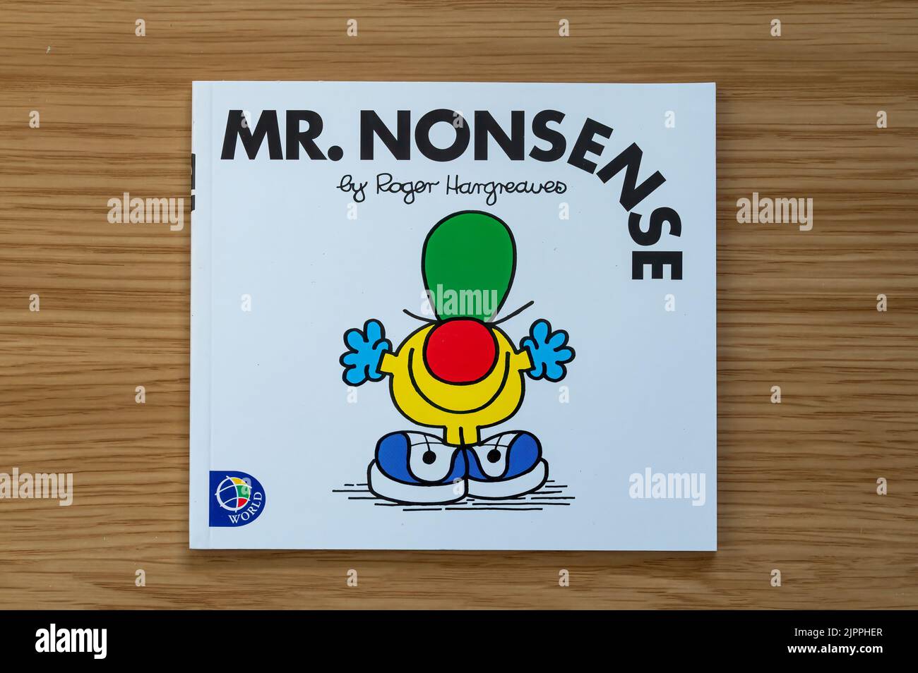CHESTER, UNITED KINGDOM - JULY 31ST 2022: Mr Nonsense, front cover of Mr Men series of books ...