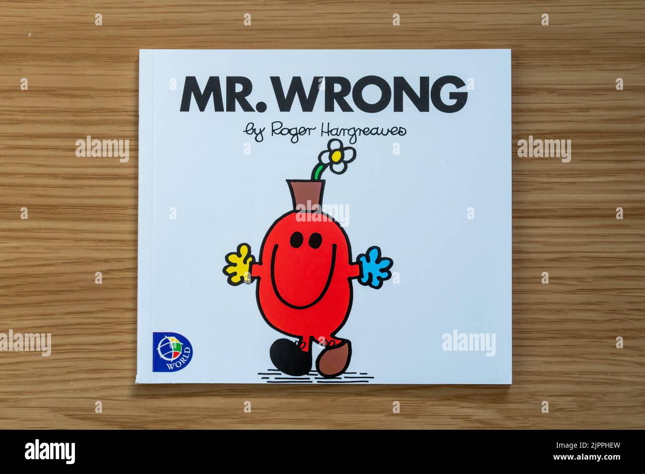 CHESTER, UNITED KINGDOM - JULY 31ST 2022: Mr Wrong, front cover of Mr Men series of books Stock ...