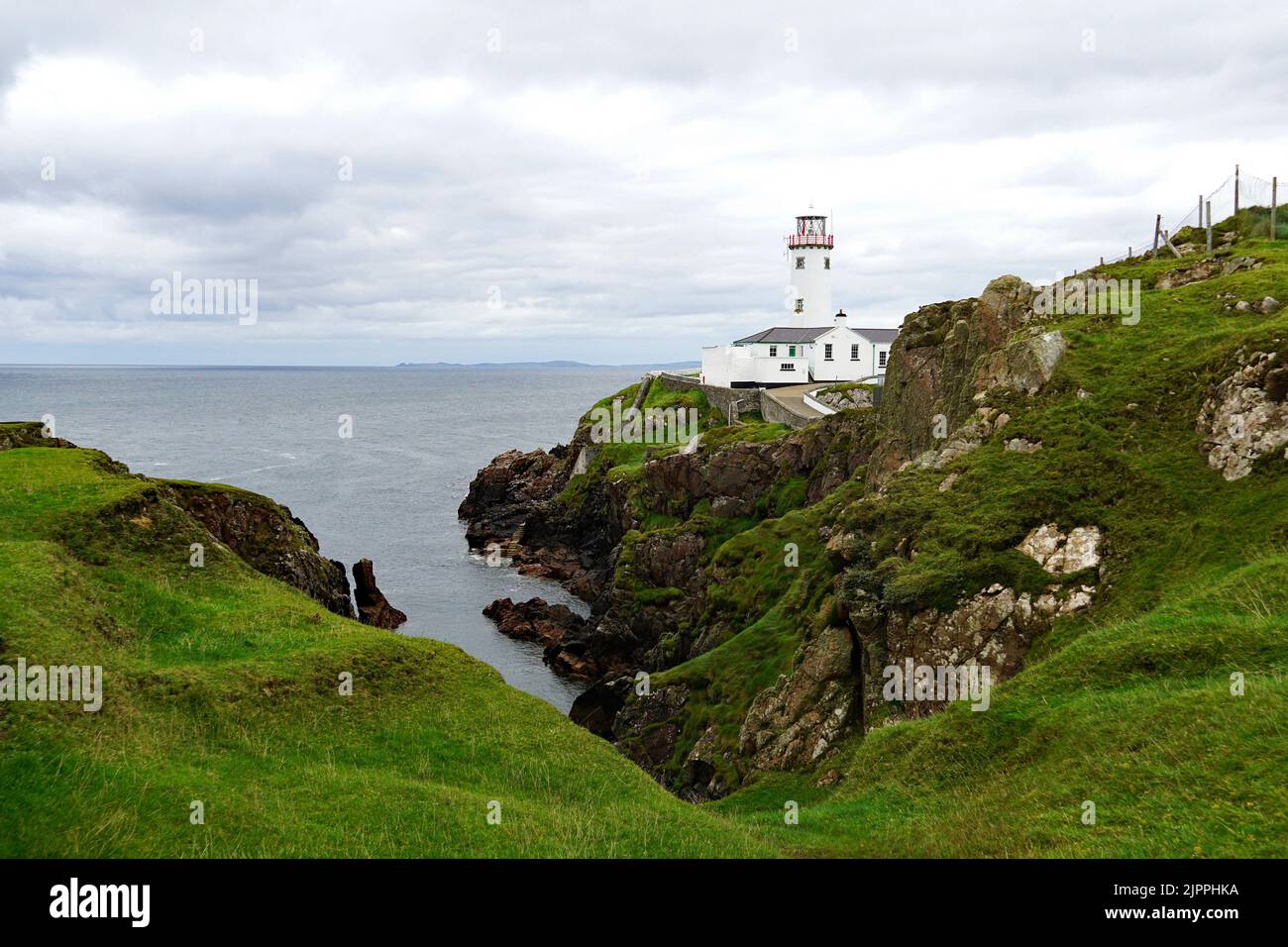 Fanad Head peninsula with Fanad Head Lighthouse along Wild Atlantic Way ...
