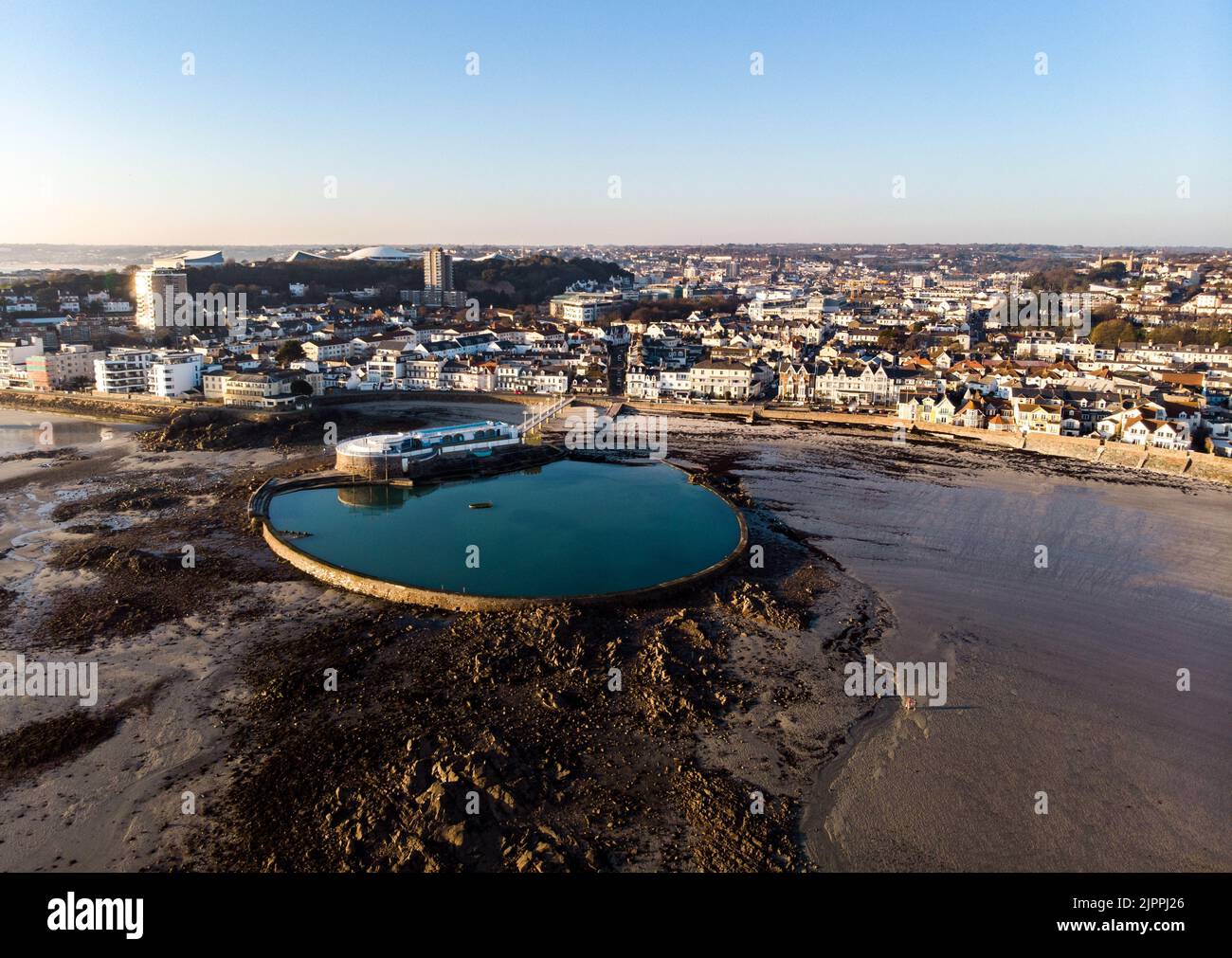 Aerial view jersey islands hi-res stock photography and images - Alamy