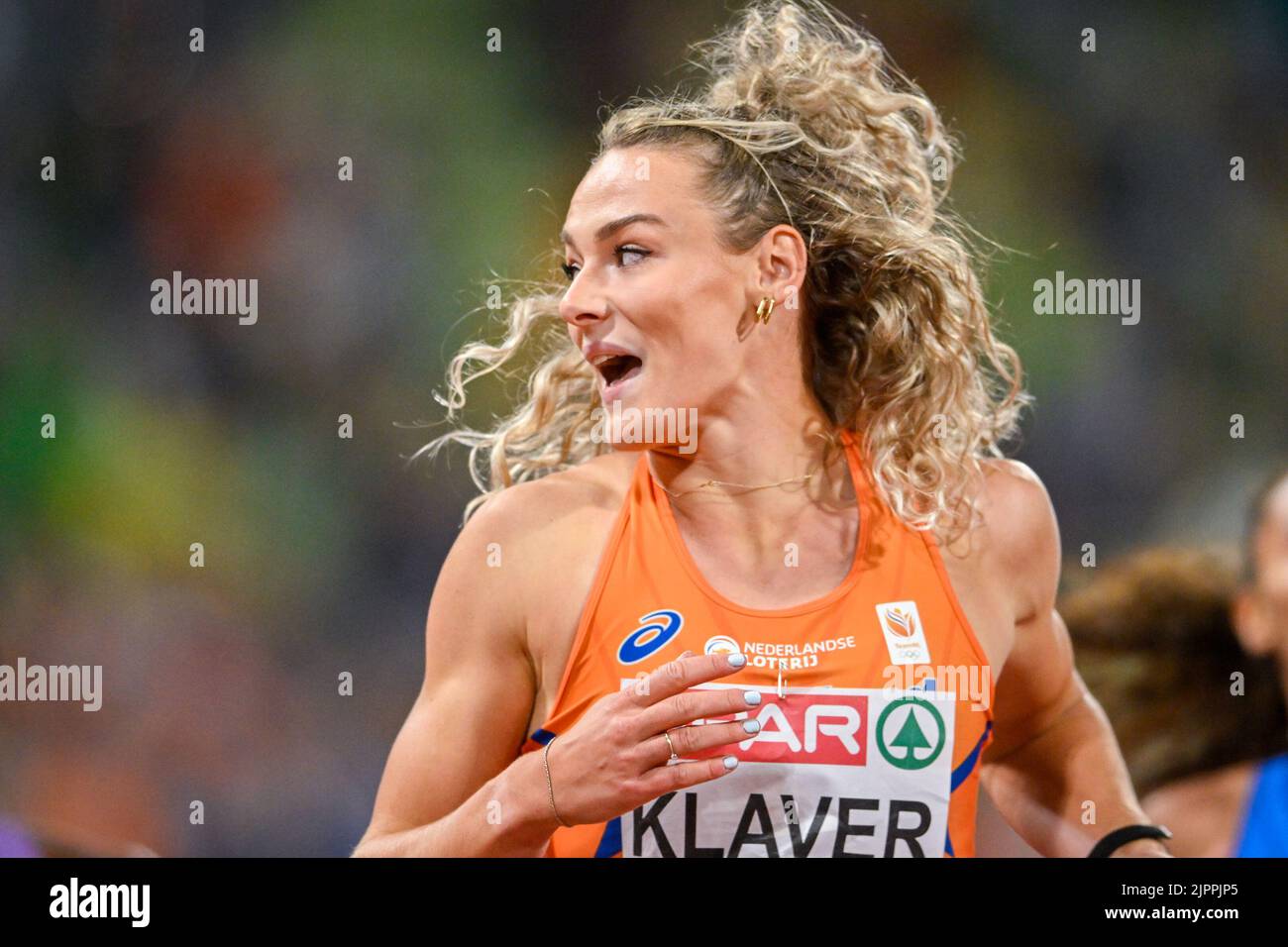 MUNCHEN, GERMANY - AUGUST 19: Lieke Klaver of the Netherlands competing ...