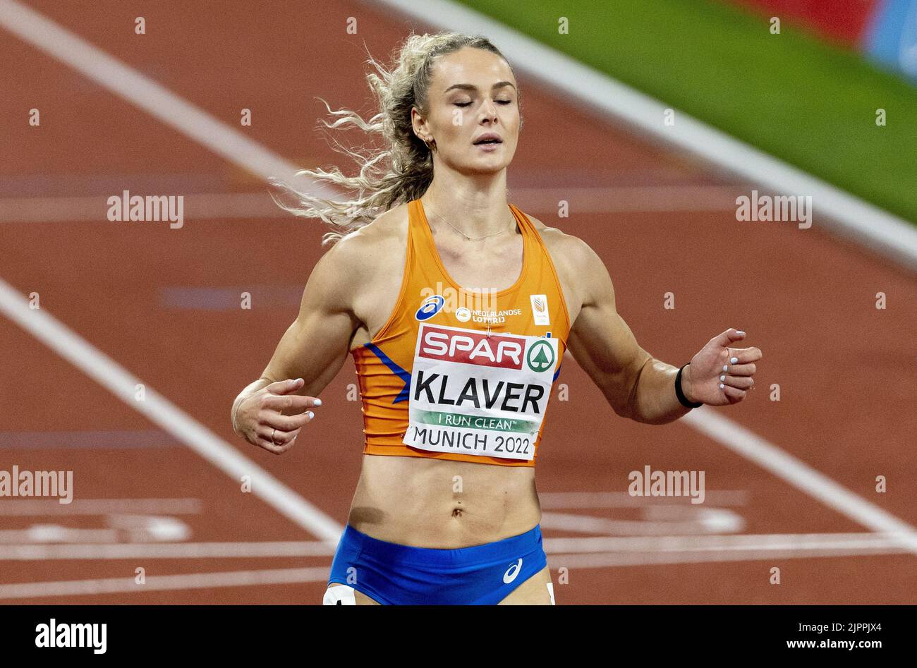 Munich, Germany. 19th Aug 2022. MUNICH - Lieke Klaver in action during ...