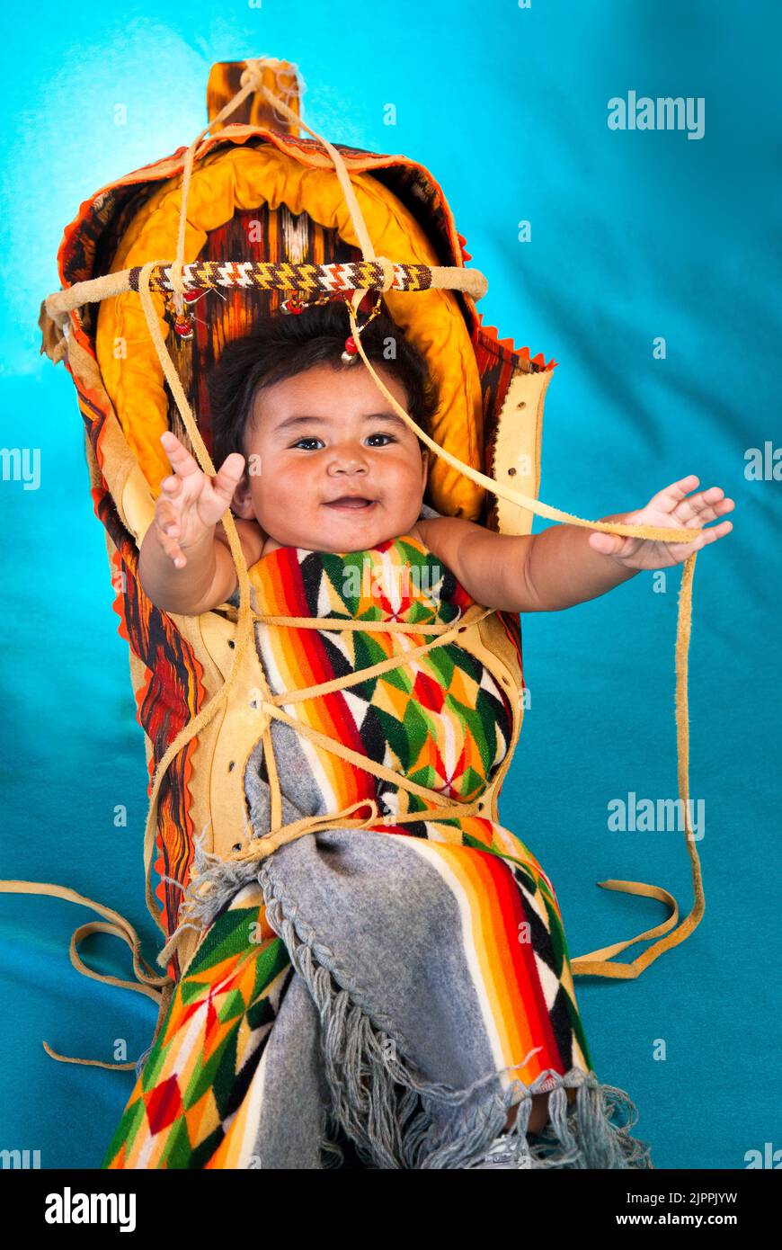 Happy Native American Baby, from the Santa Clara Pueblo of New Mexico ...
