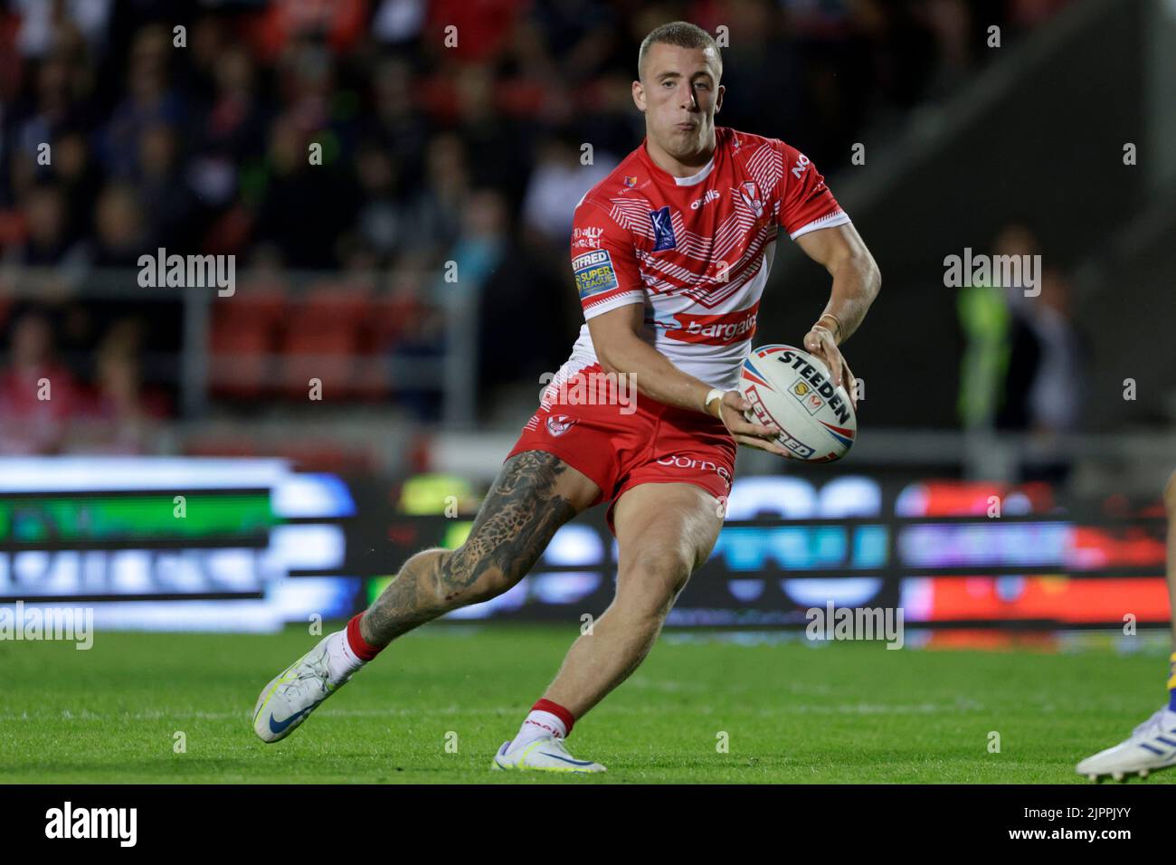 Saint Helens Jake Wingfield during the Betfred Super League match at ...