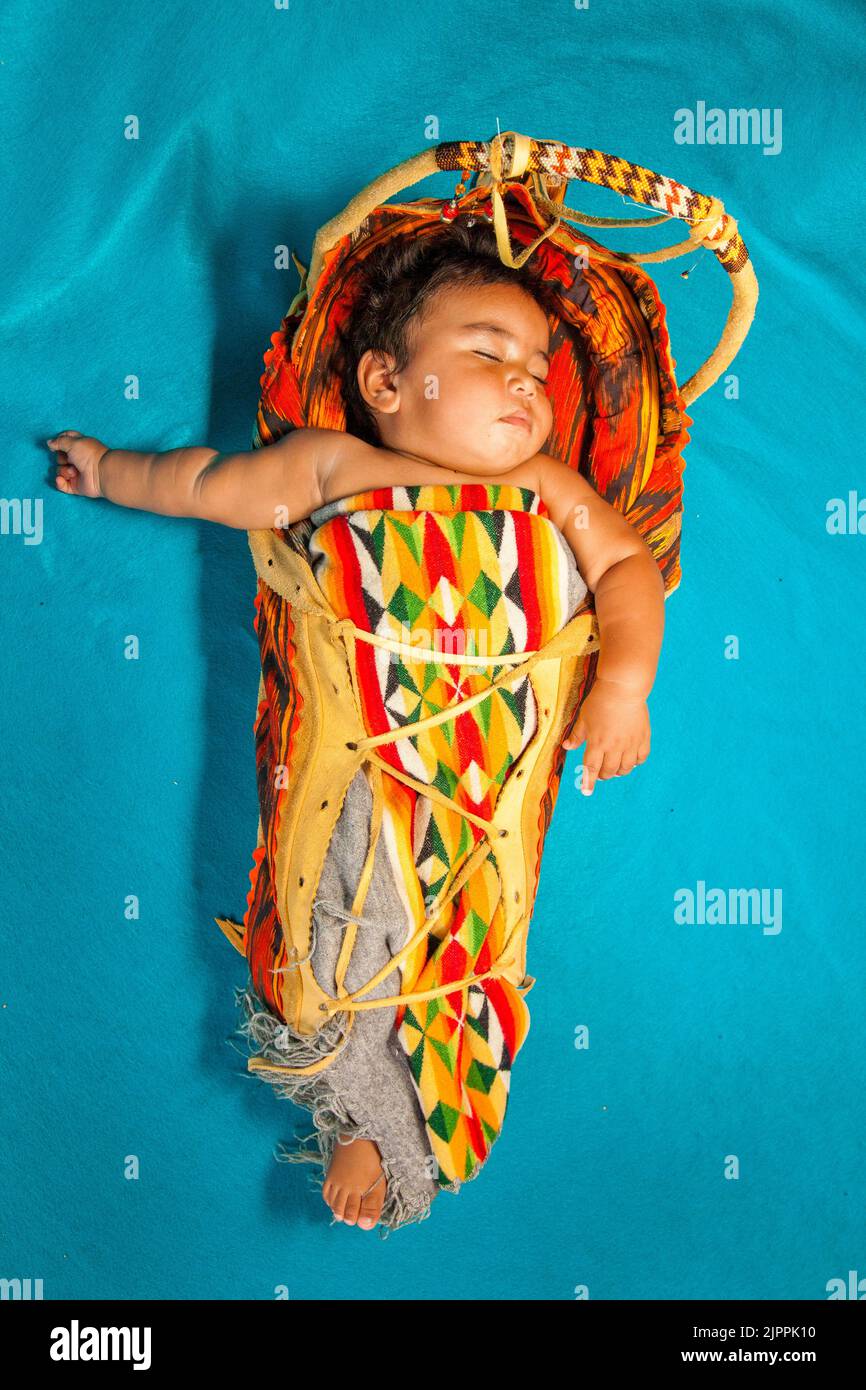Native American Baby, from the Santa Clara Pueblo of New Mexico ...