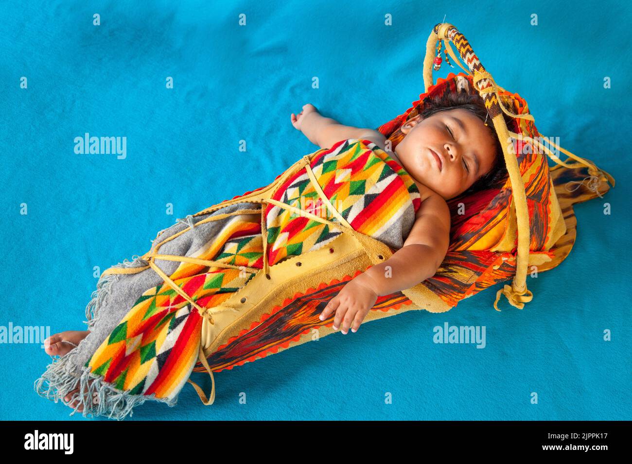 Native American Baby, from the Santa Clara Pueblo of New Mexico ...