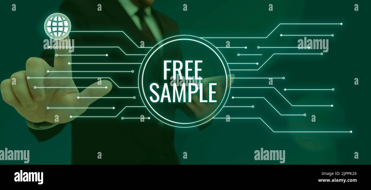 Handwriting text Free Sample, Internet Concept portion of products ...