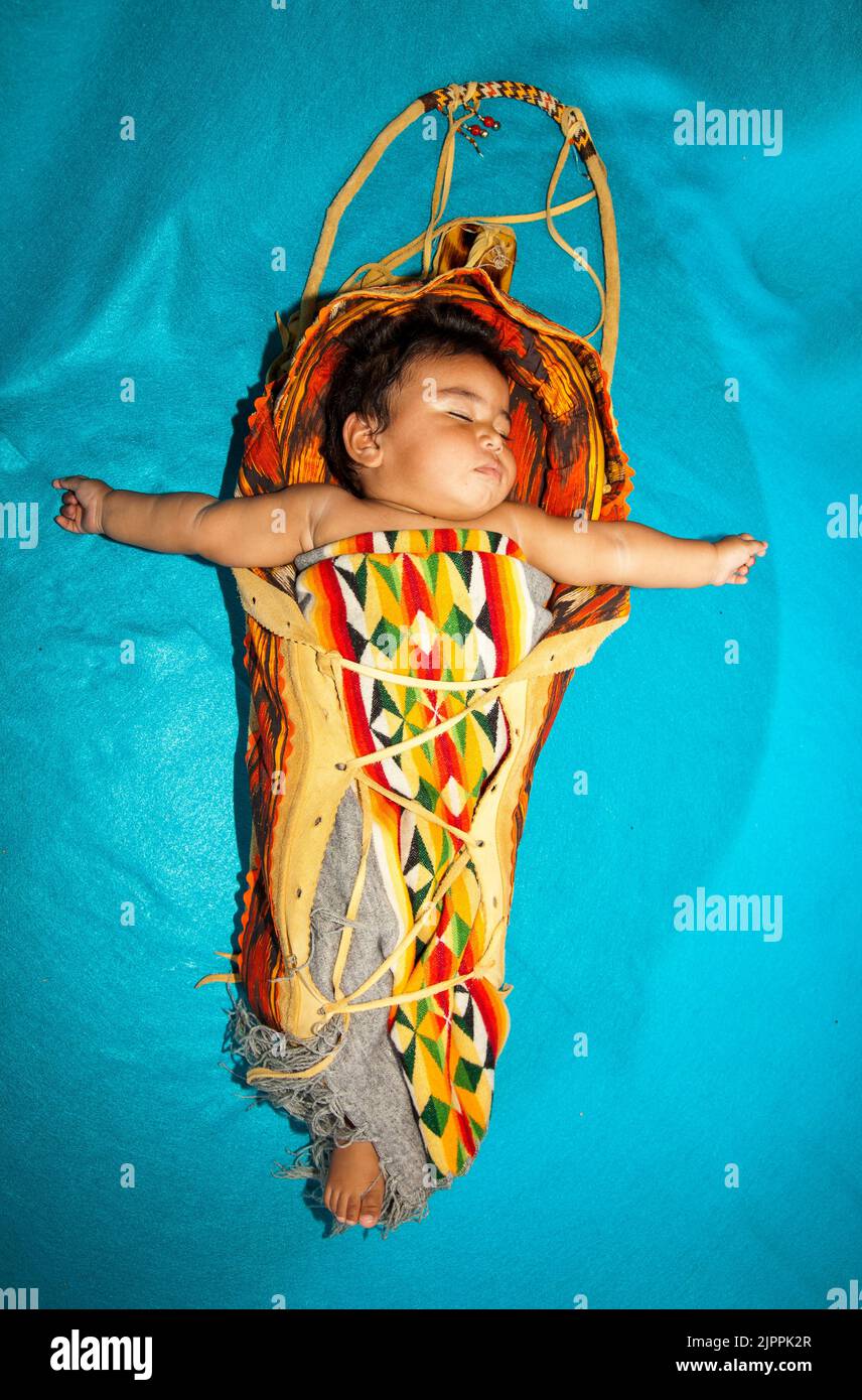 Native American Baby, from the Santa Clara Pueblo of New Mexico ...