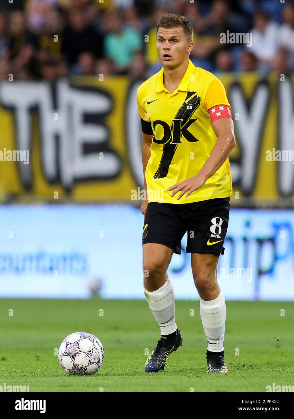 BREDA, NETHERLANDS - AUGUST 19: Alex Plat of NAC during the Dutch ...