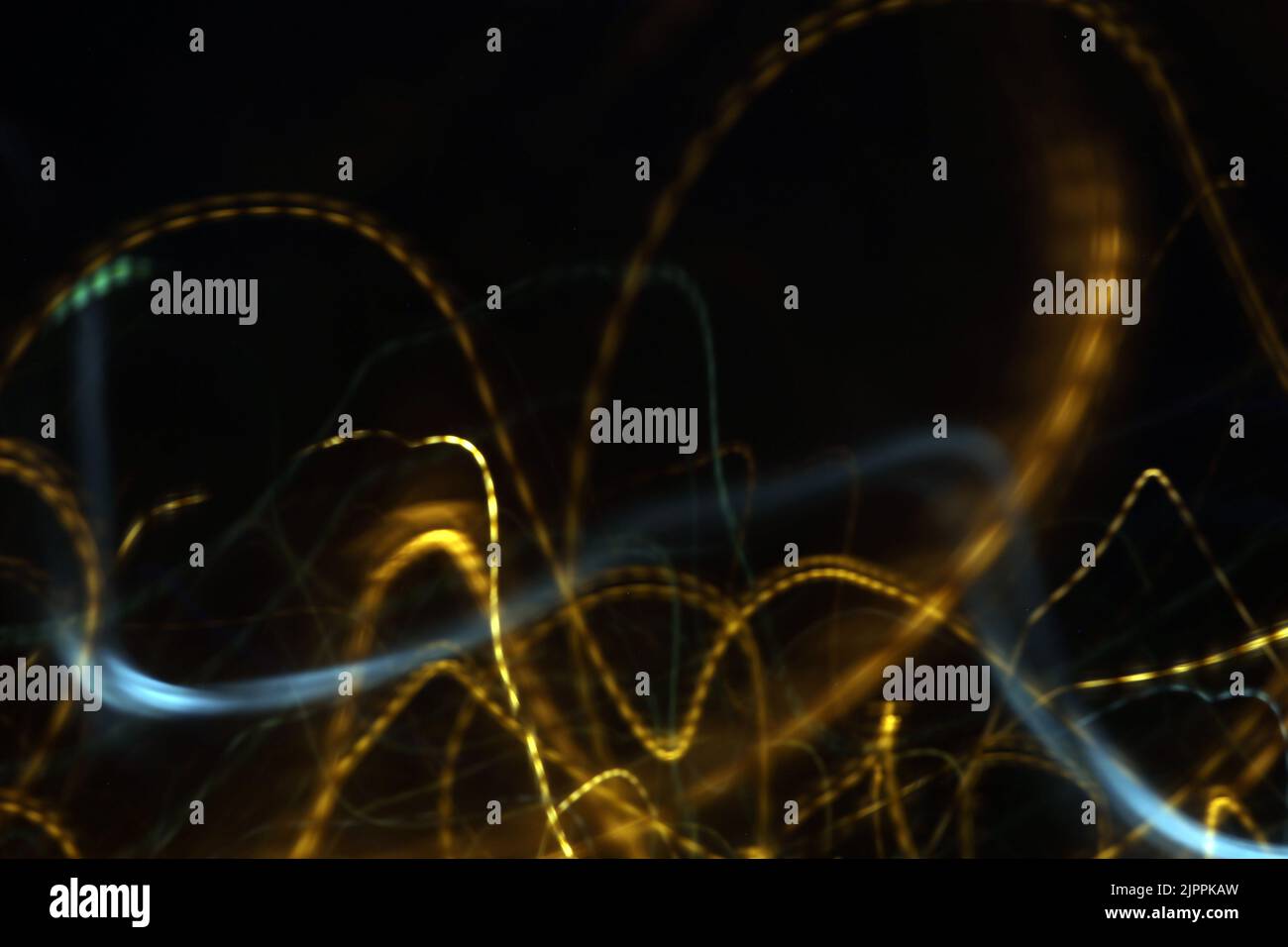 Abstract color lines made with a long shutter speed during night time ...