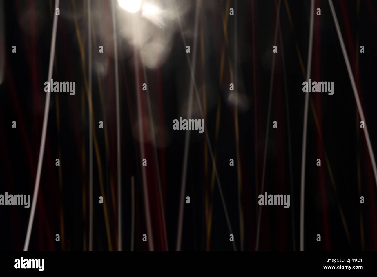 Abstract color lines made with a long shutter speed during night time ...