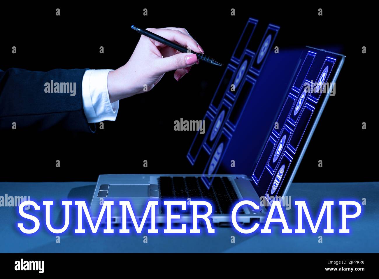 Inspiration showing sign Summer Camp, Word Written on Supervised ...