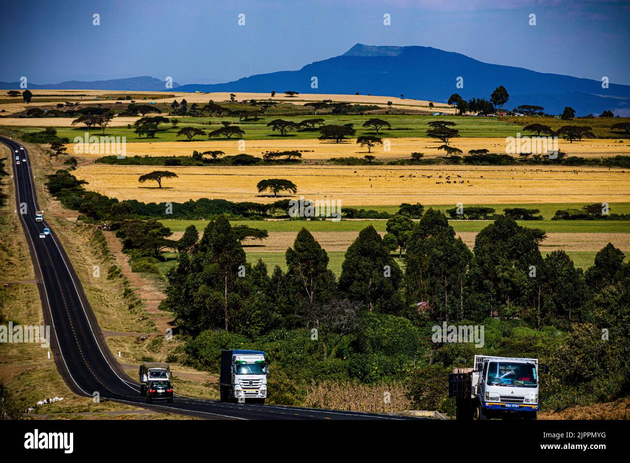 Ntulele Highway Road Narok County Kenya East Africa Great Rift Valley ...