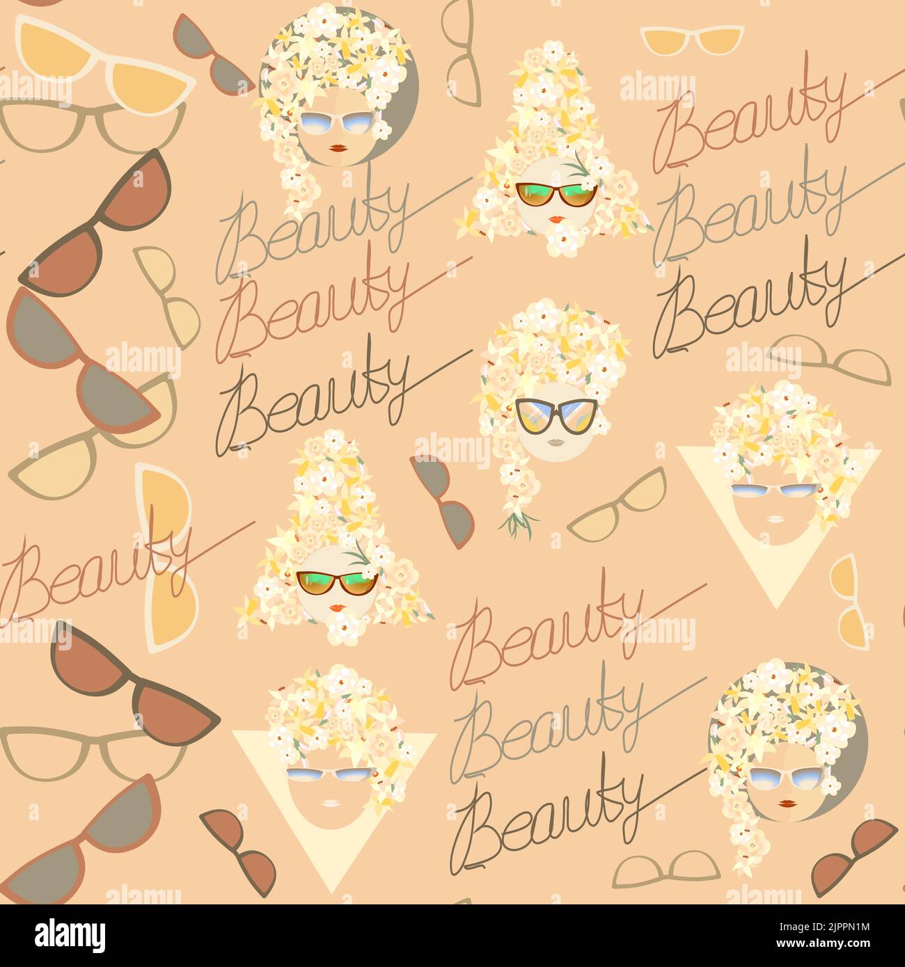 Womens heads silhouette Stock Vector Images - Alamy