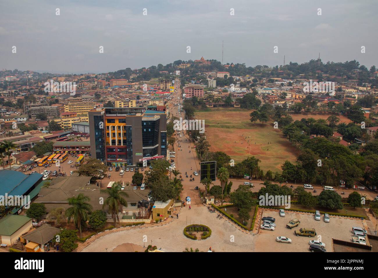 Mapa De Kampala Uganda áfrica