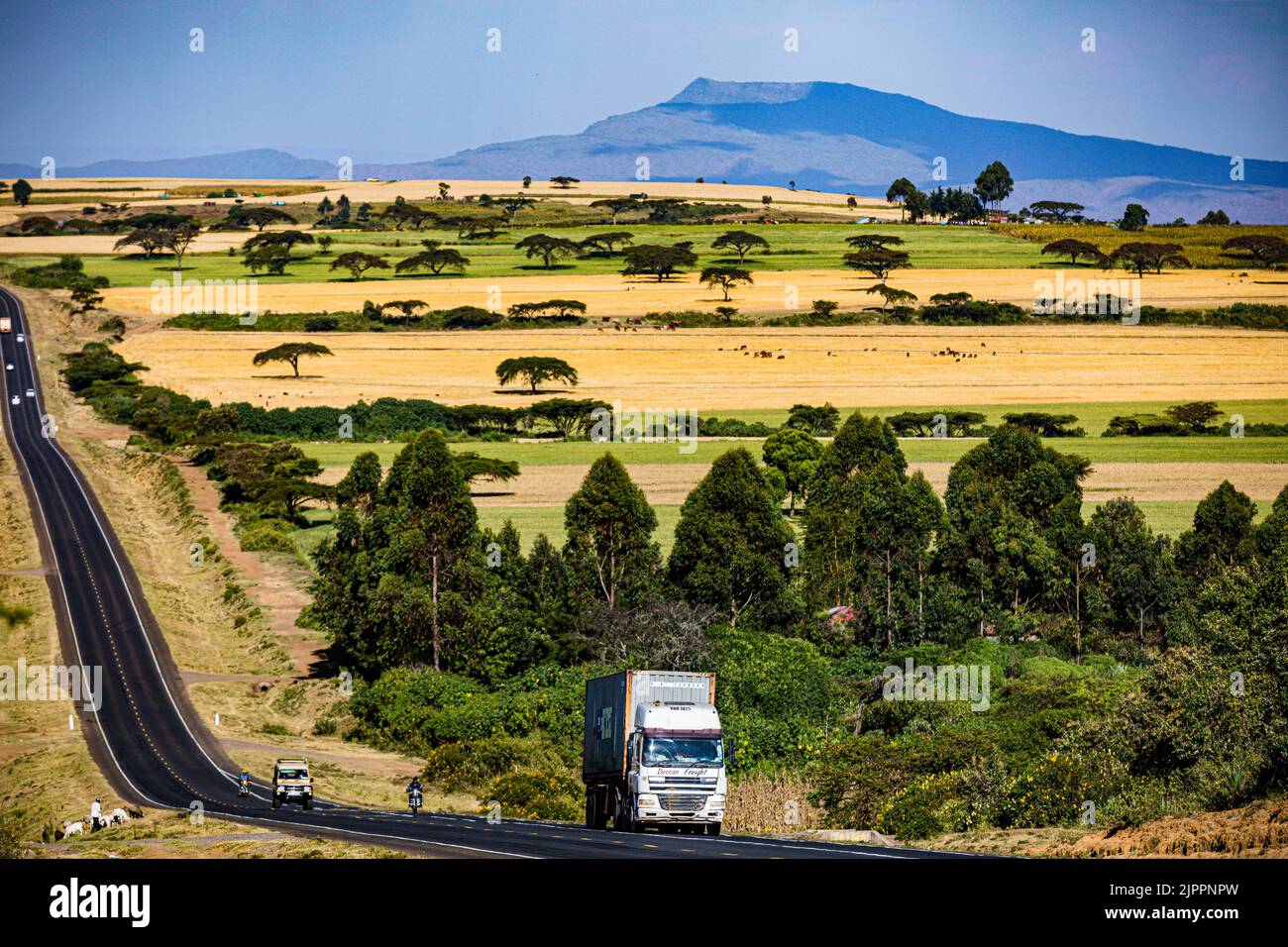 Ntulele Highway Road Narok County Kenya East Africa Great Rift Valley ...