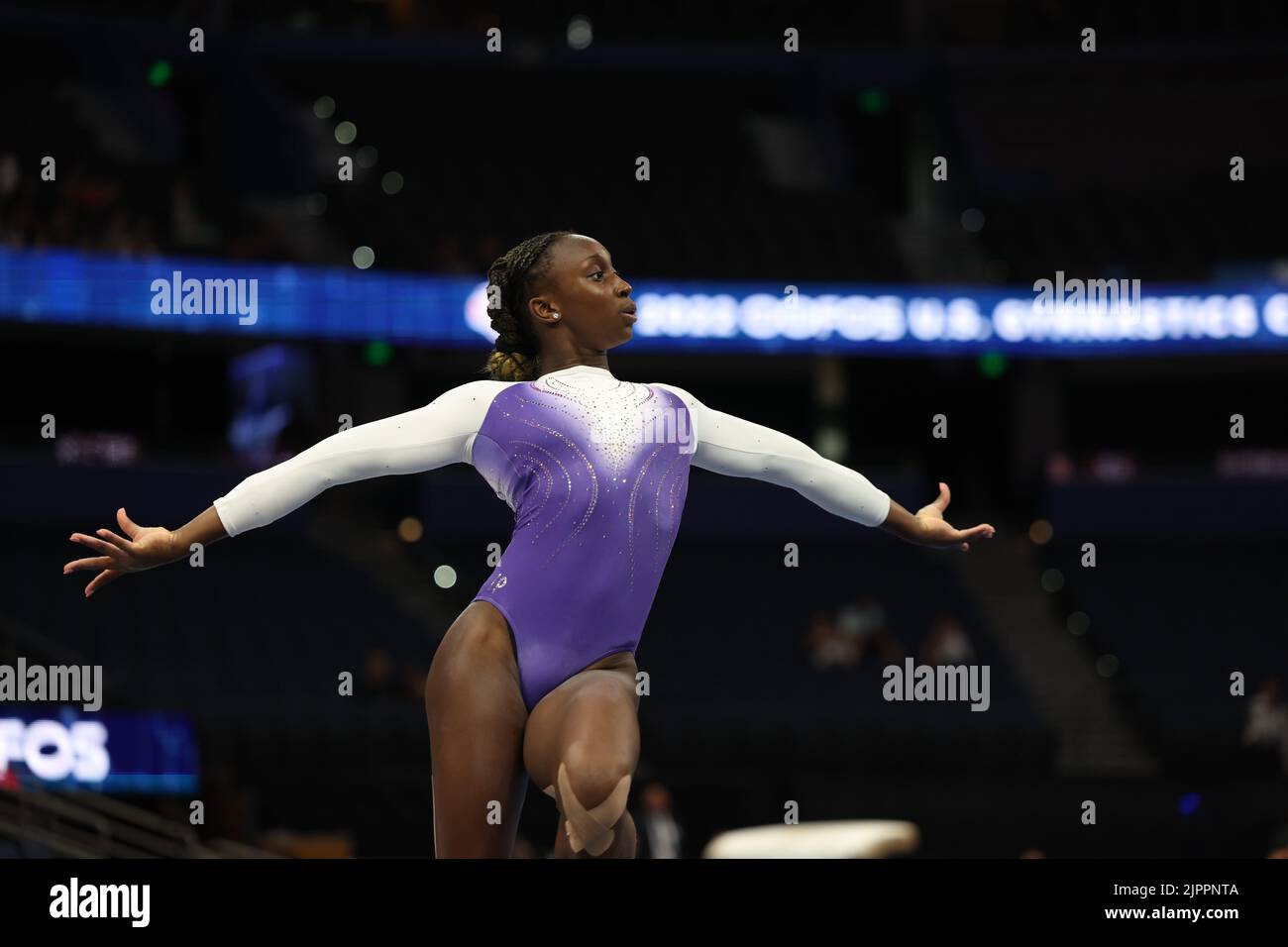 August 19, 2022: Zoey Molomo from Metroplex Gym competes during the ...