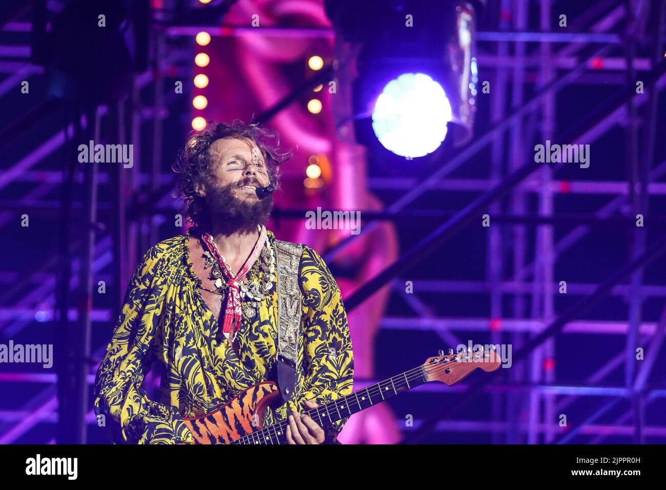 Area Eventi Lungomare, Vasto, Italy, August 19, 2022, Jovanotti performs during the Jova Beach ...