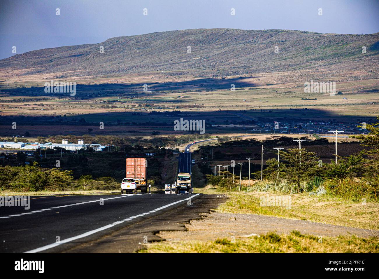 Ntulele Highway Road Narok County Kenya East Africa Great Rift Valley ...