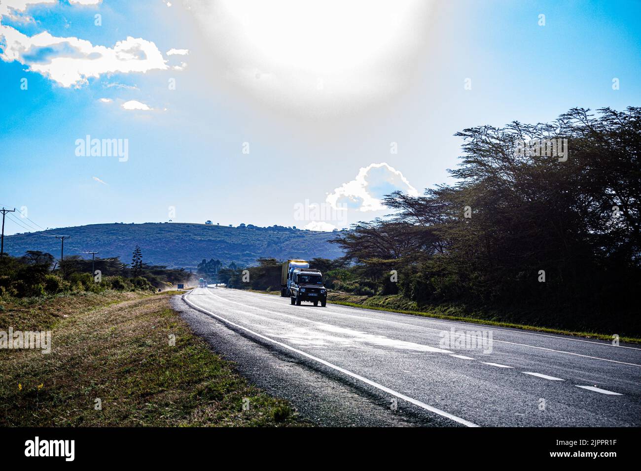 Ntulele Highway Road Narok County Kenya East Africa Great Rift Valley ...